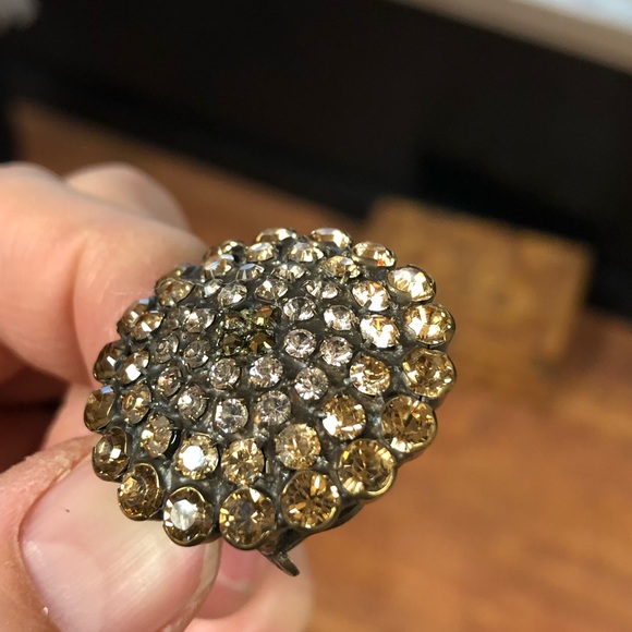 Sorrelli | Jewelry | Sorrelli Brown Crystal Statement Cocktail Ring ...